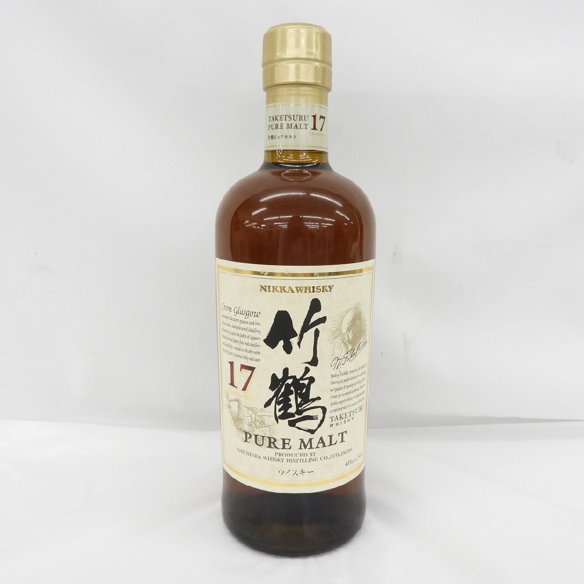 未開栓 NIKKA ニッカ 竹鶴 17年 ピュアモルト ウイスキー 700ml 43% 907361442 0610(日本)｜売買されたオークション情報、yahooの商品情報をアーカイブ公開 ...