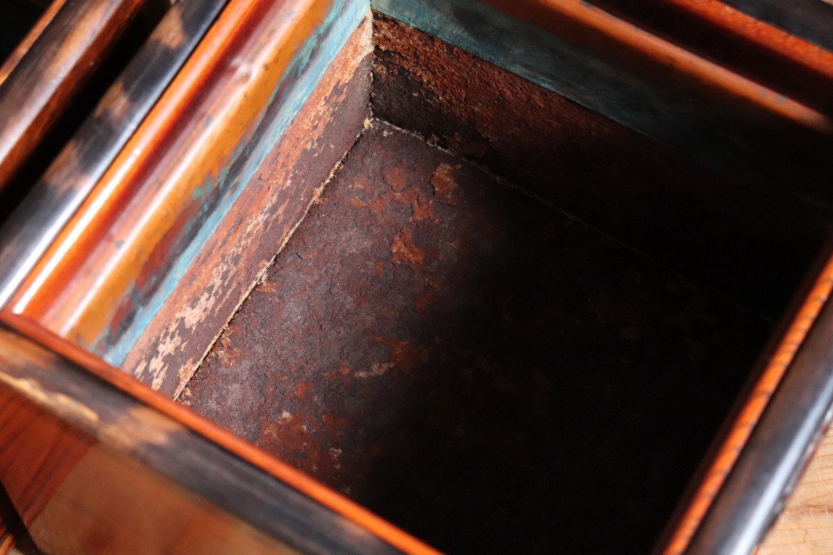 Yahoo!オークション - E648 欅火鉢 2点 角火鉢 手あぶり 古道具 暖 鉢...