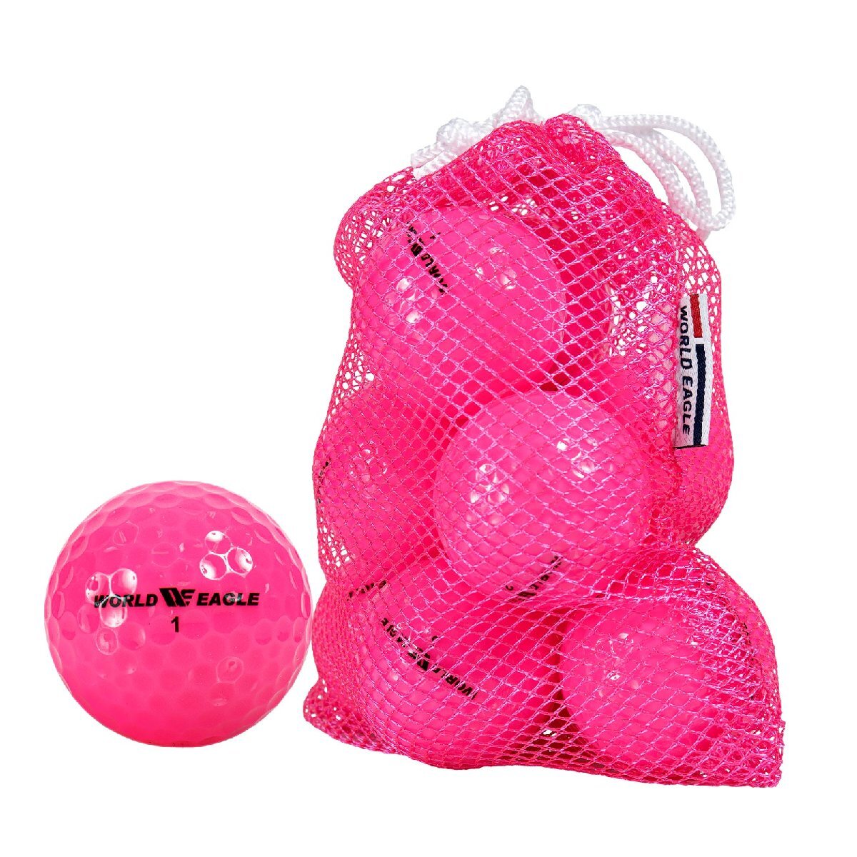 Yahoo!オークション - ワールドイーグル ゴルフボールC78 10球 袋入...