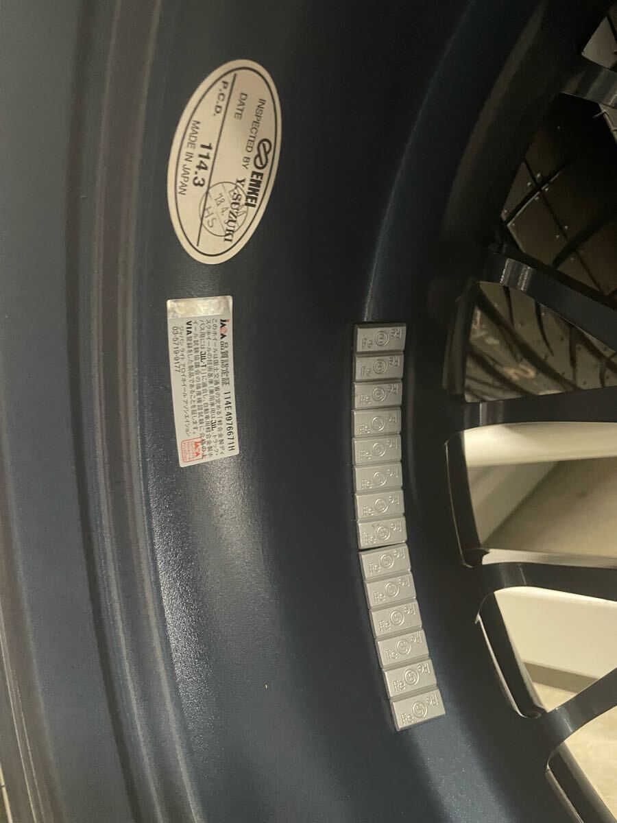Yahoo!オークション - 新品同様 ENKEI PFM1 17×8J PCD114.3 オフ+35 5...