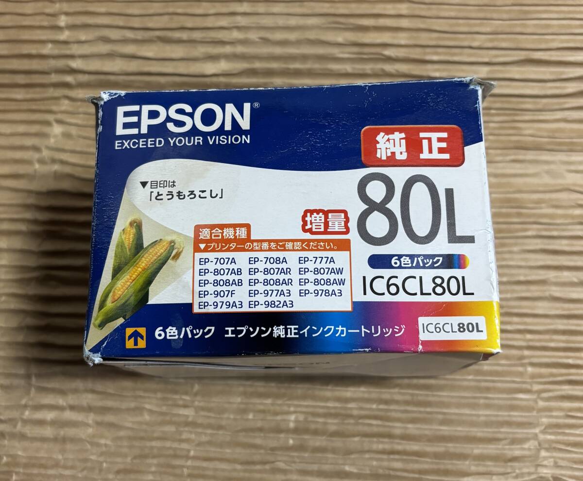 Yahoo!オークション - EPSON純正インクカートリッジ「IC6CL80L」ICBK80...