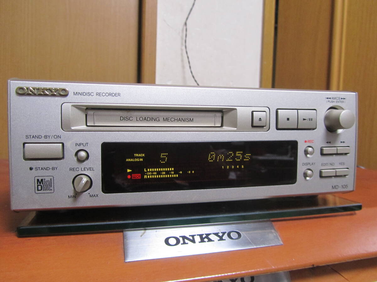 Yahoo!オークション - ONKYO MD-105 再生・アナログ録音OK