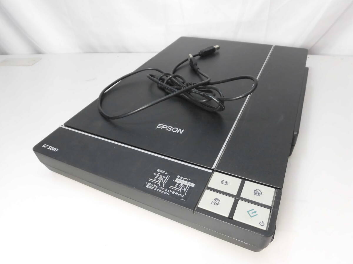 Yahoo!オークション - 1736 EPSON A4 フラットベッドスキャナー GT-S6...