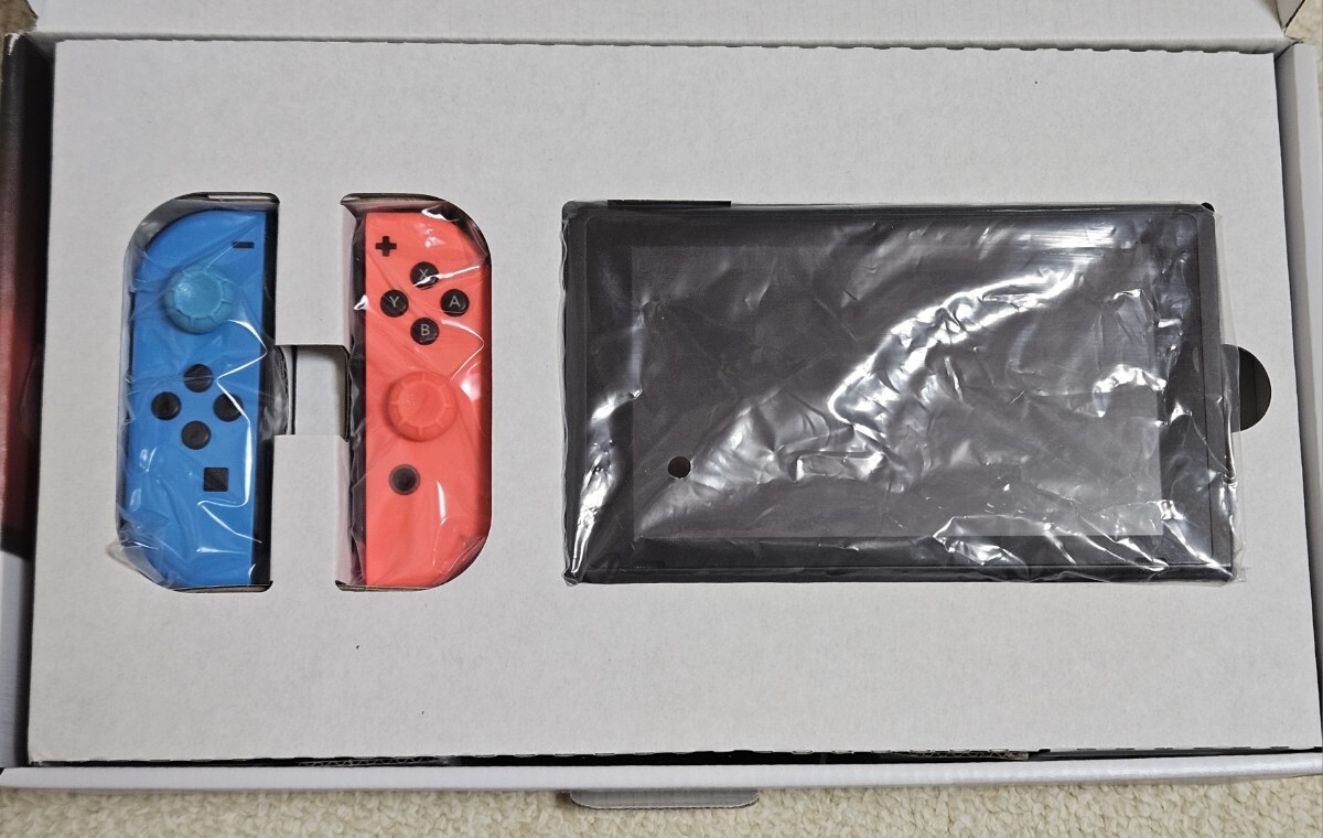 Yahoo!オークション - Nintendo Switch ネオンブルー/ネオンレッド あ...