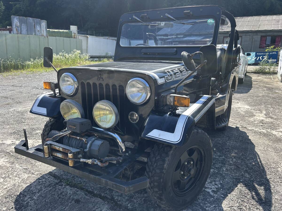 Yahoo!オークション - 山口県 三菱 ジープ J53 エンジン調子良い 軽油 ...