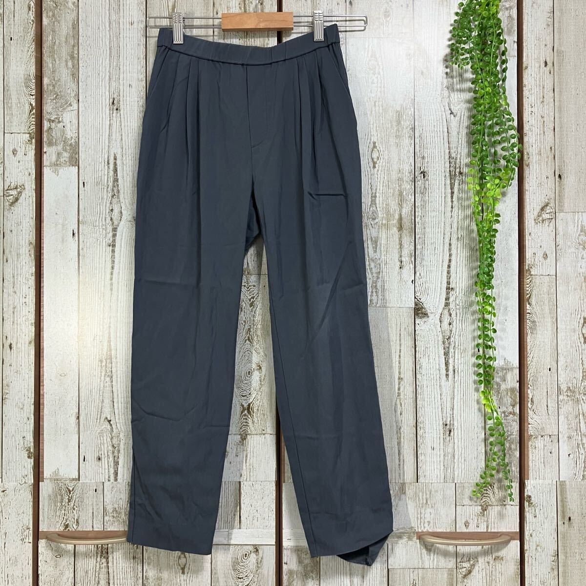 Yahoo!オークション - INDIVI インディヴィ 日本製 パンツ スリムテー...