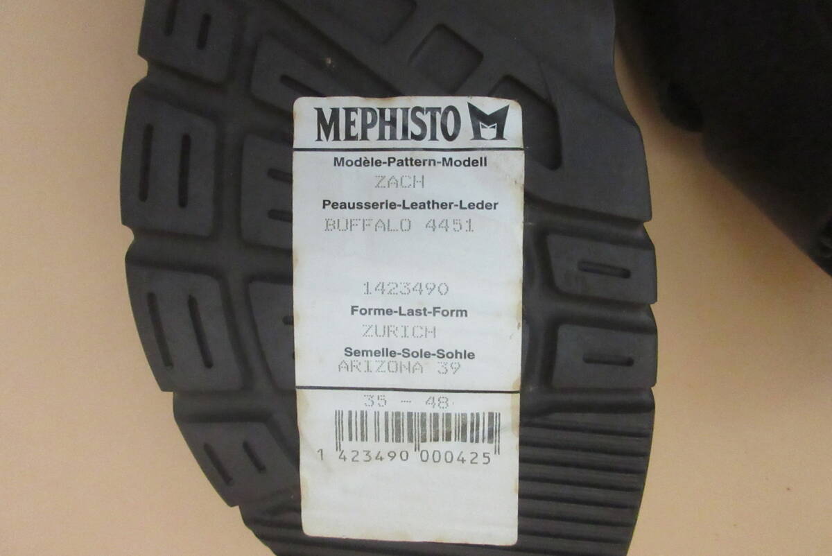 Yahoo!オークション - MEPHISTO メフィスト レザー サンダル サイズ41 ...