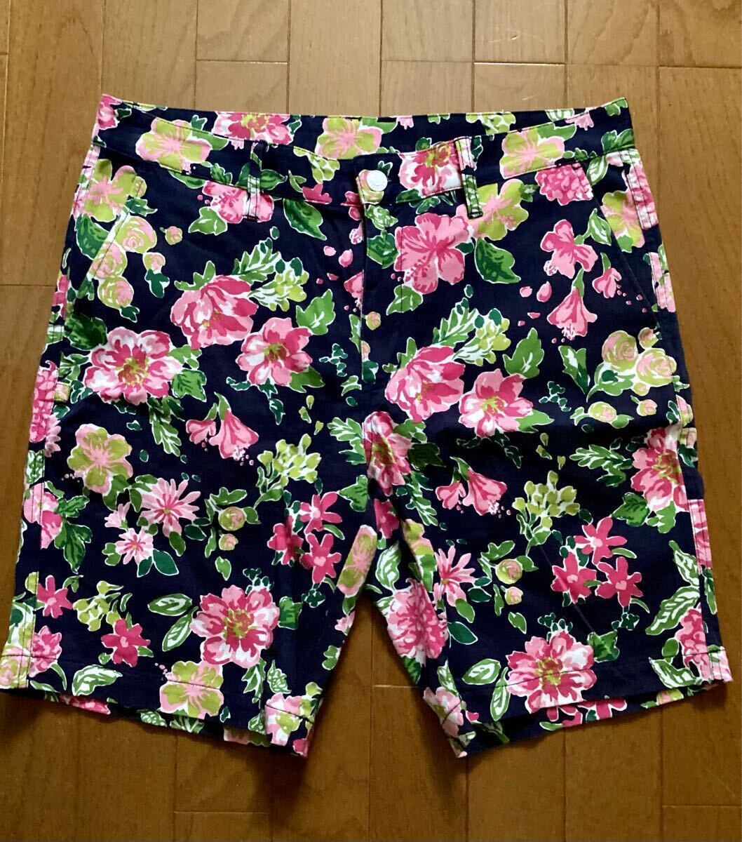 Yahoo!オークション - ジャックバニーbyパーリーゲイツ花柄ハーフパン...