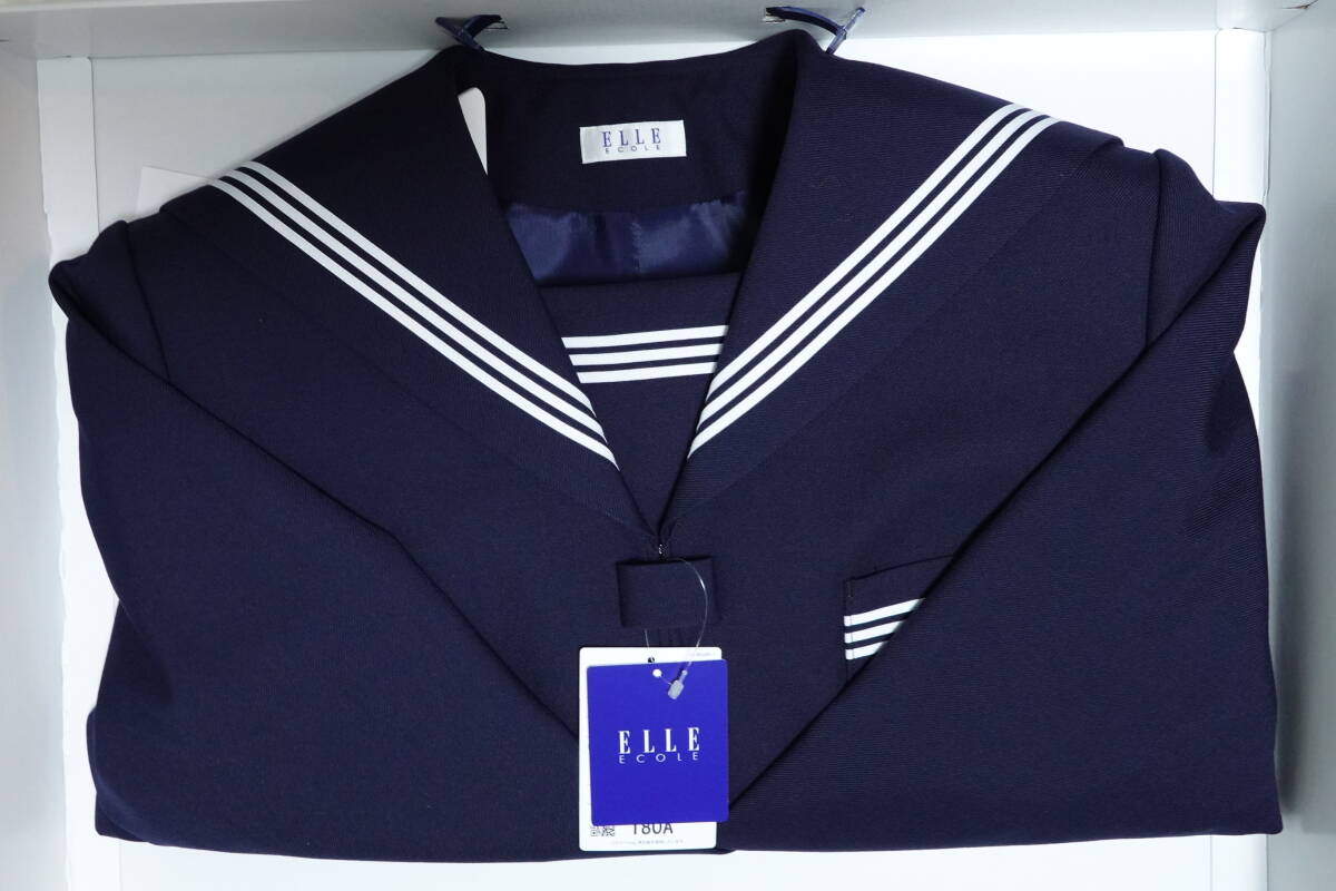 Yahoo!オークション - セーラー服 冬服 紺 180A かぶり型 プリンセスラ...