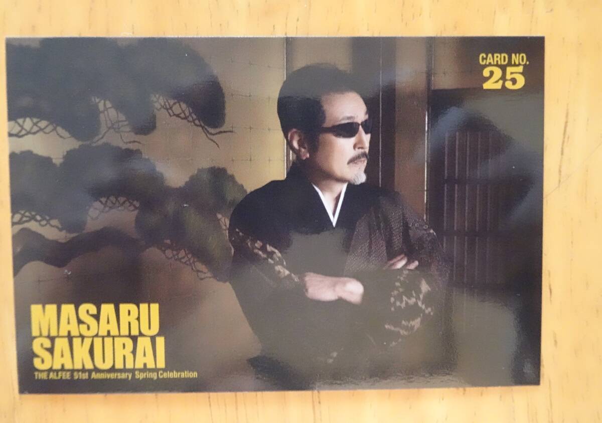 Yahoo!オークション - THE ALFEE トレカ 2025春 No25 桜井賢