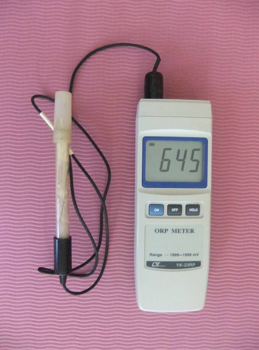 Yahoo!オークション - 酸化還元電位計 ORP メーター YK-23RP-ADV 取説...