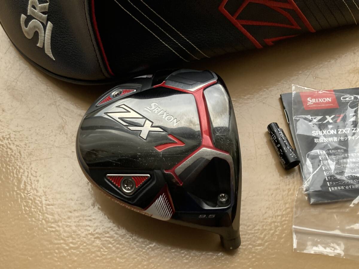Yahoo!オークション - ZX7 9.5度 ヘッドカバー・ウェイト・おまけスリ...