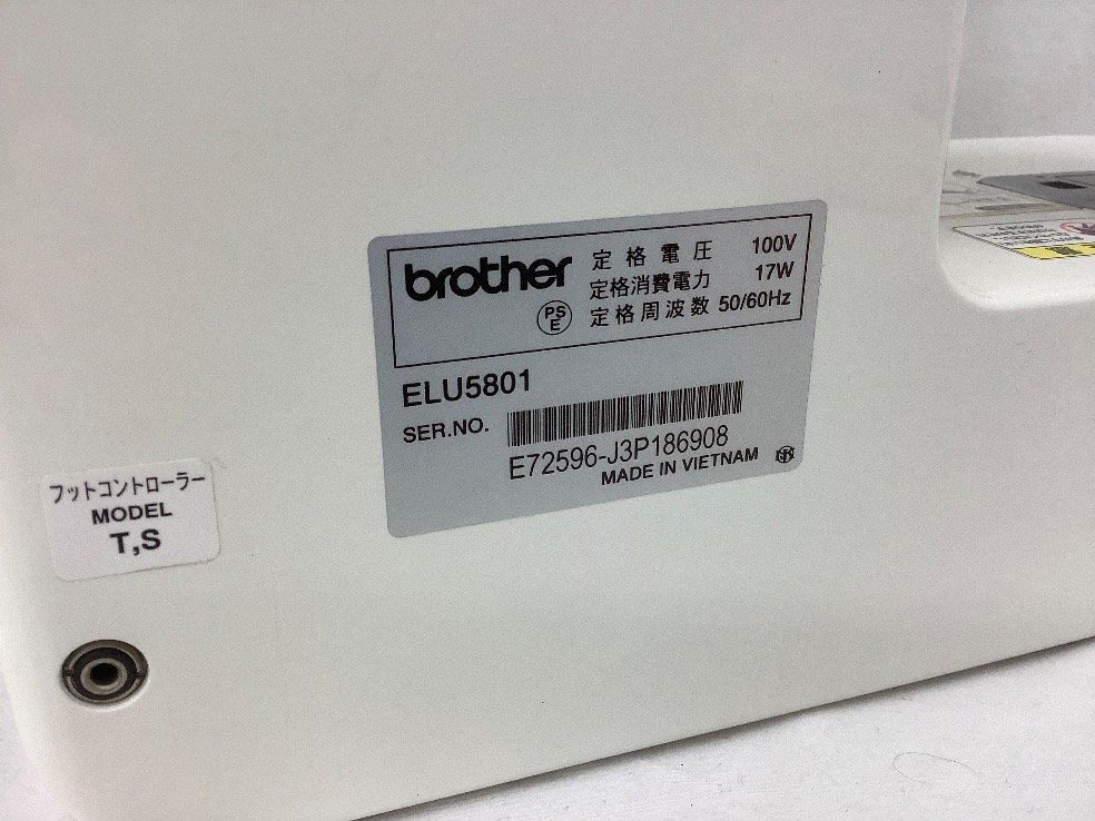 Yahoo!オークション - brother 電子ミシン A39-MP 簡易チェック済 ACB ...