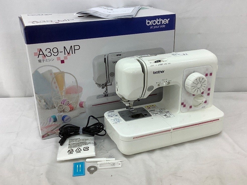 Yahoo!オークション - brother 電子ミシン A39-MP 簡易チェック済 ACB ...