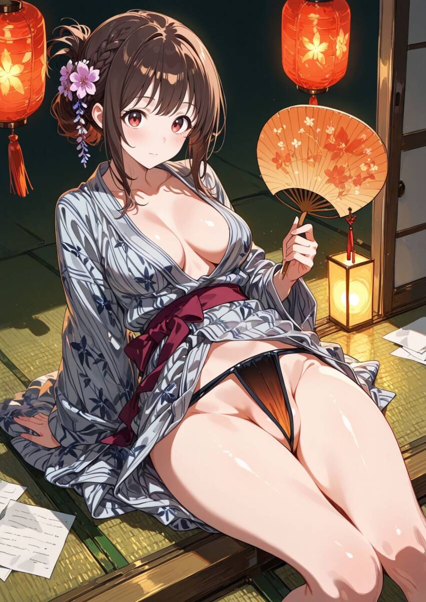 Yahoo!オークション - 穂乃香 浴衣 美少女 美脚 セクシー A4 ポスター ...