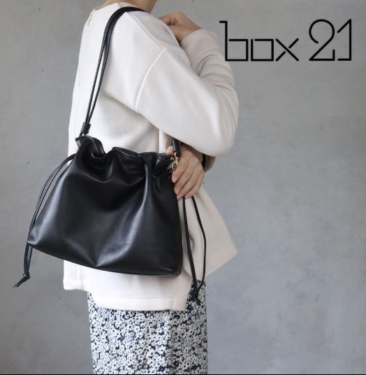 Yahoo!オークション - ボックス21 BOX21 ミュラー 巾着2WAYショルダー...