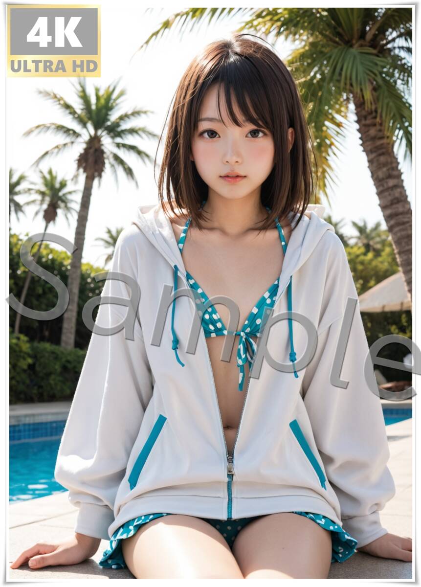 Yahoo!オークション - 【一点物・高画質】 A4ポスター AI美女 写真 ア...