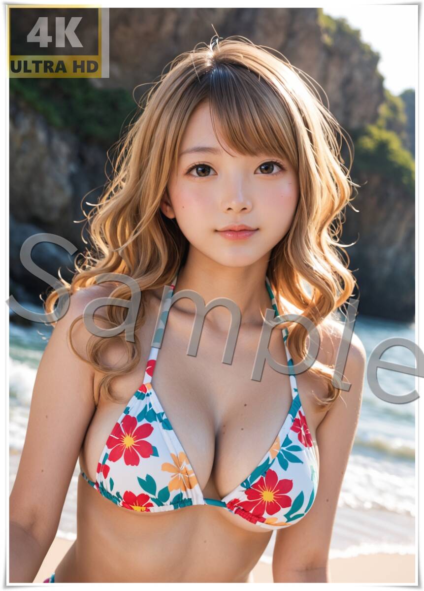 Yahoo!オークション - 【一点物・高画質】 A4ポスター AI美女 写真 ア...