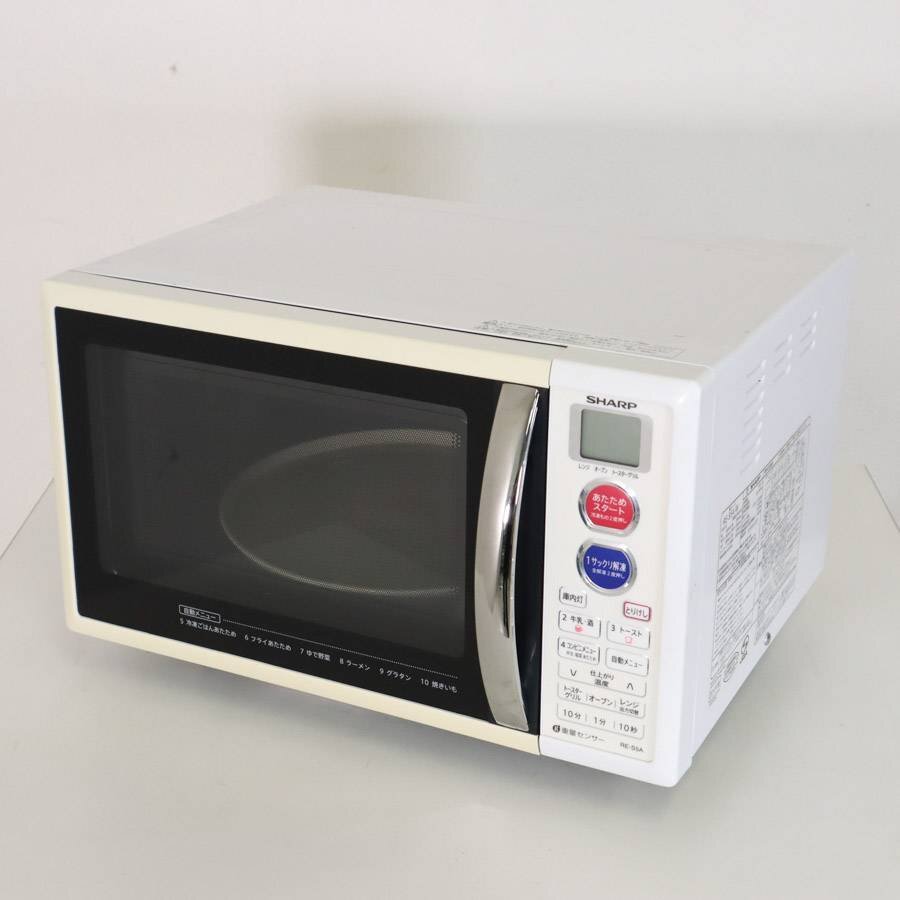 Yahoo!オークション - SHARP シャープ 15L オーブンレンジ RE-S5A-W タ...
