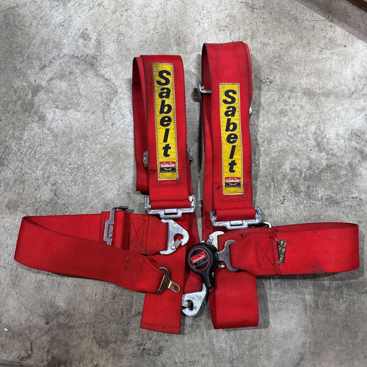 Yahoo!オークション - サベルト Sabelt 3インチ 3inch 4点式シートベル...