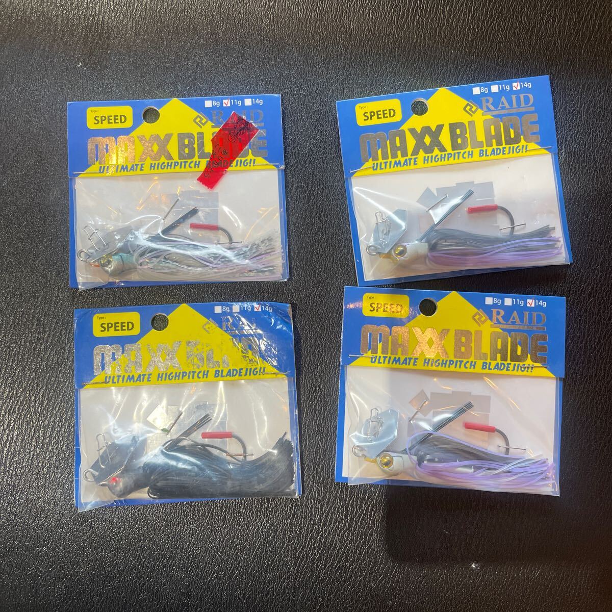 Yahoo!オークション - レイドジャパン マックスブレード 11g 14g 4袋 ...