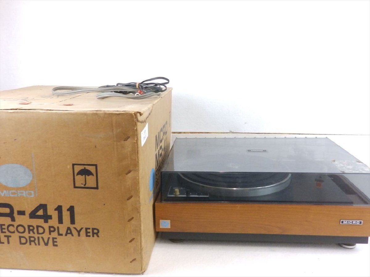 Yahoo!オークション - MICRO マイクロ精機 MR-411 ターンテーブル レ...