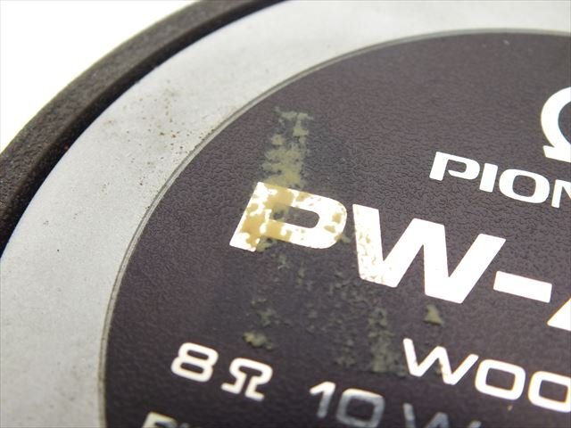 Yahoo!オークション - PIONEER パイオニア PW-A20 ウーファー 音出し...