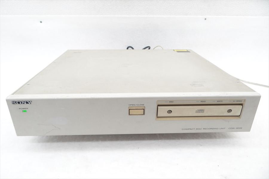 Yahoo!オークション - SONY ソニー CDW-900E CDレコーディングユニッ...