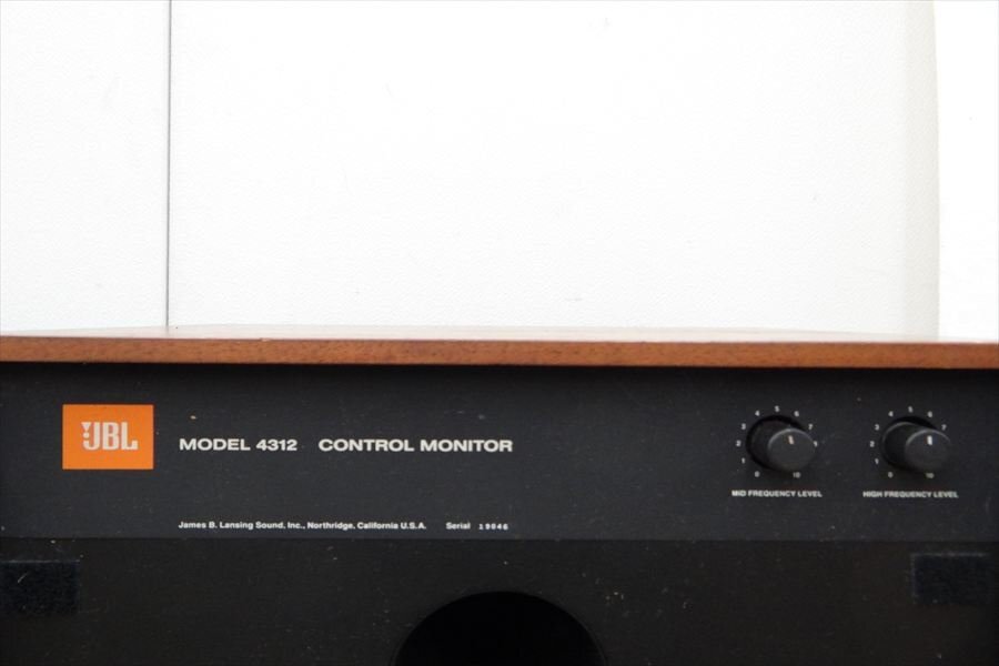Yahoo!オークション - JBL 4312 CONTROL MONITOR スピーカー 中古 現...