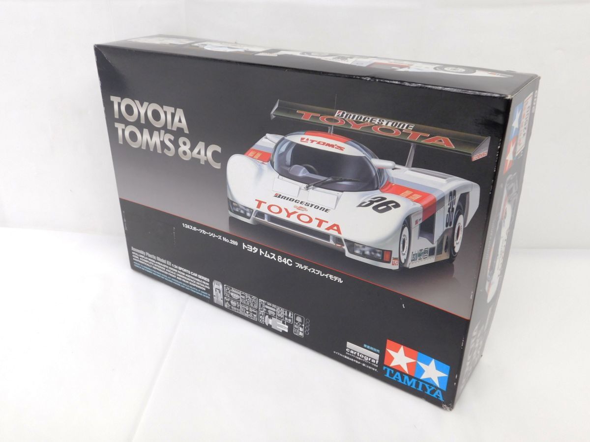 Yahoo!オークション - T907 TAMIYA TOYOTA TOM'S 84C 1/24 スポーツカ...