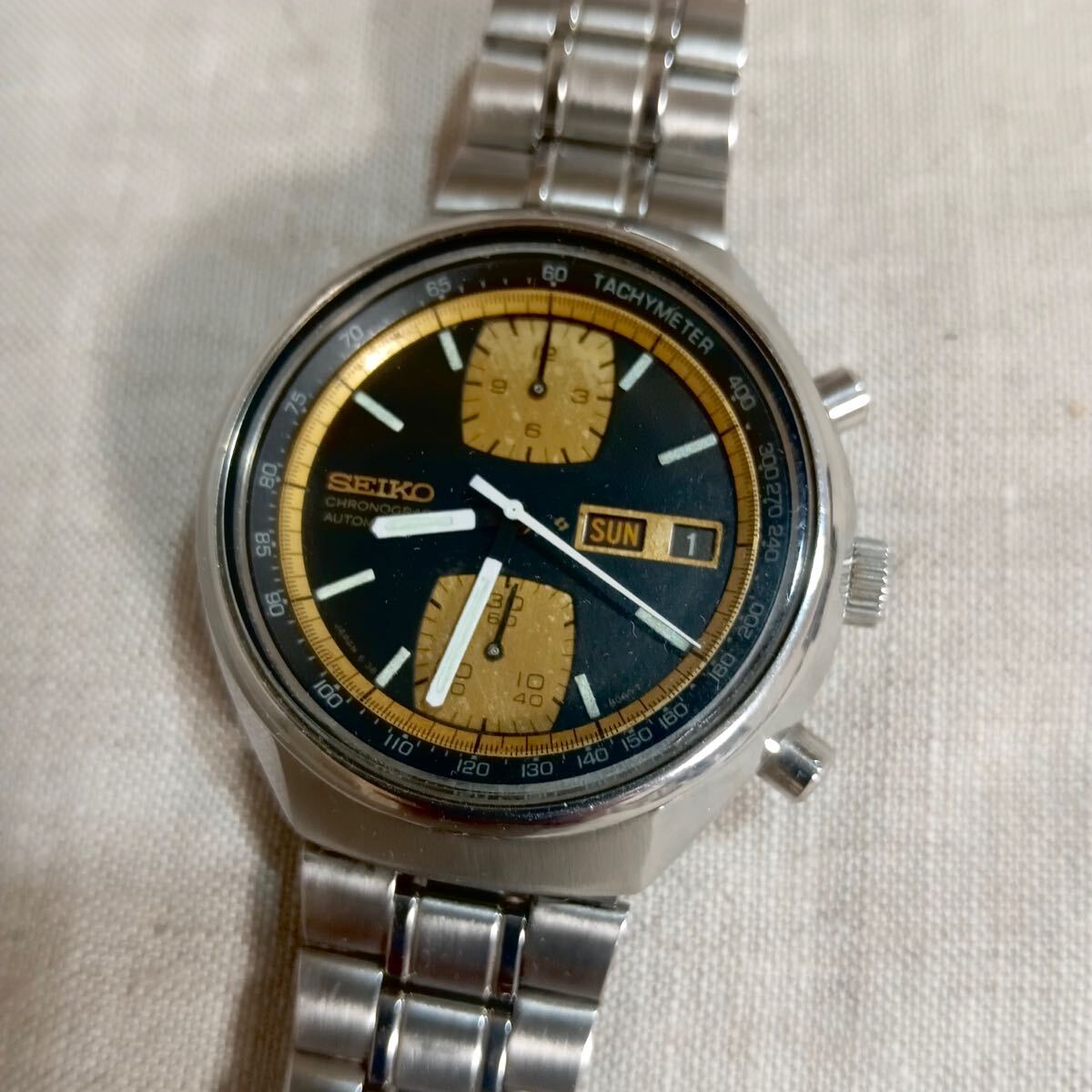 Yahoo!オークション - SEIKO 自動巻クロノグラフ 1976年製造型式 6138-...