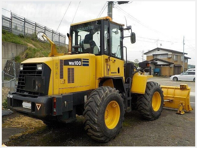 Yahoo!オークション - タイヤショベル(ホイールローダー) コマツ WA100...