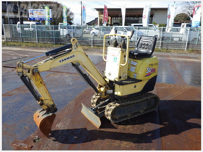 Yahoo!オークション - ミニ油圧ショベル(ミニユンボ) ヤンマー SV05(SV...