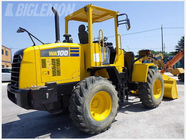 Yahoo!オークション - タイヤショベル(ホイールローダー) コマツ WA100...