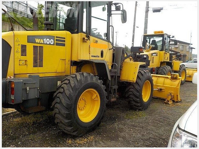 Yahoo!オークション - タイヤショベル(ホイールローダー) コマツ WA100...
