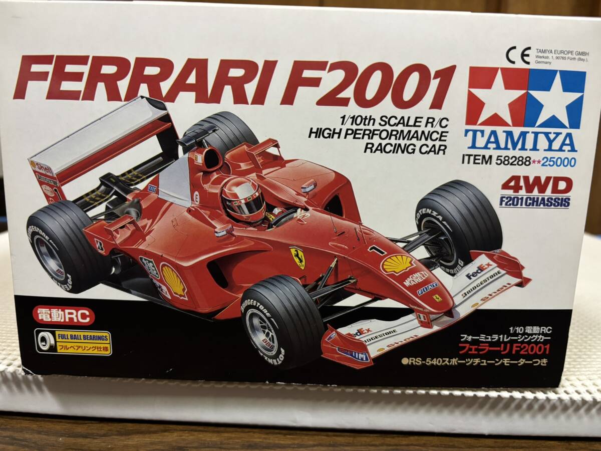 Yahoo!オークション - タミヤ TAMIYA 1/10 電動RCカー F201 フェラーリ...
