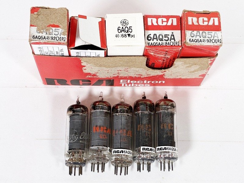 Yahoo!オークション - RCA GE 6AQ5 5本 [35756]