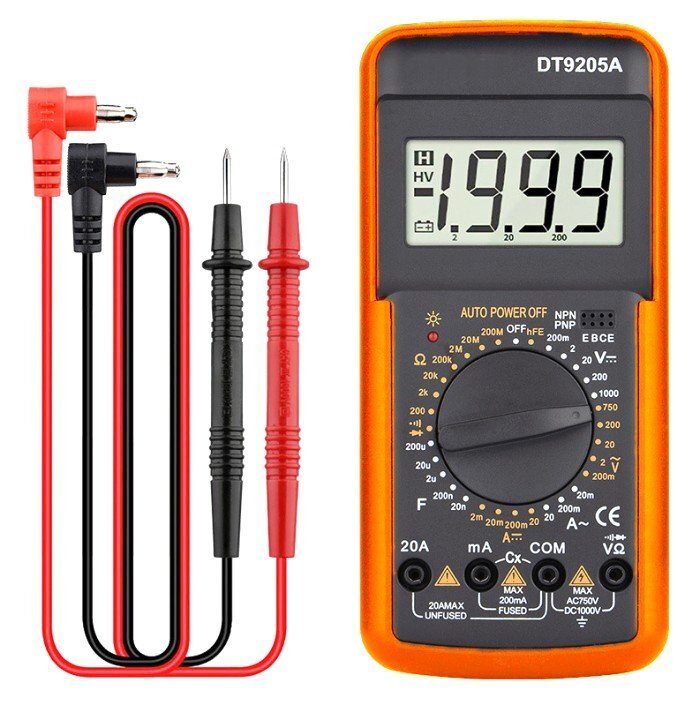 Yahoo!オークション - 【vaps_7】デジタルマルチメーター 小型 デジタ...