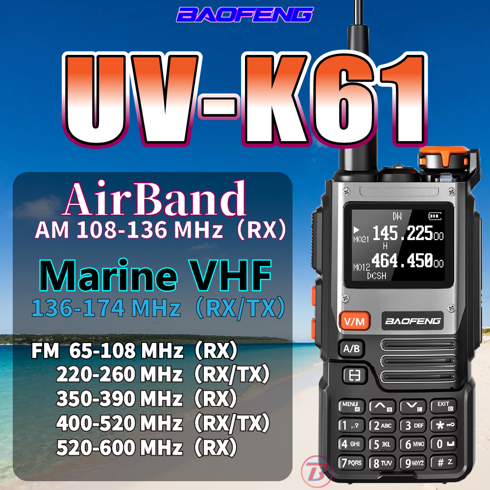 Yahoo!オークション - 送料無料 Baofeng UV-K61 マルチバンド 新品/未...