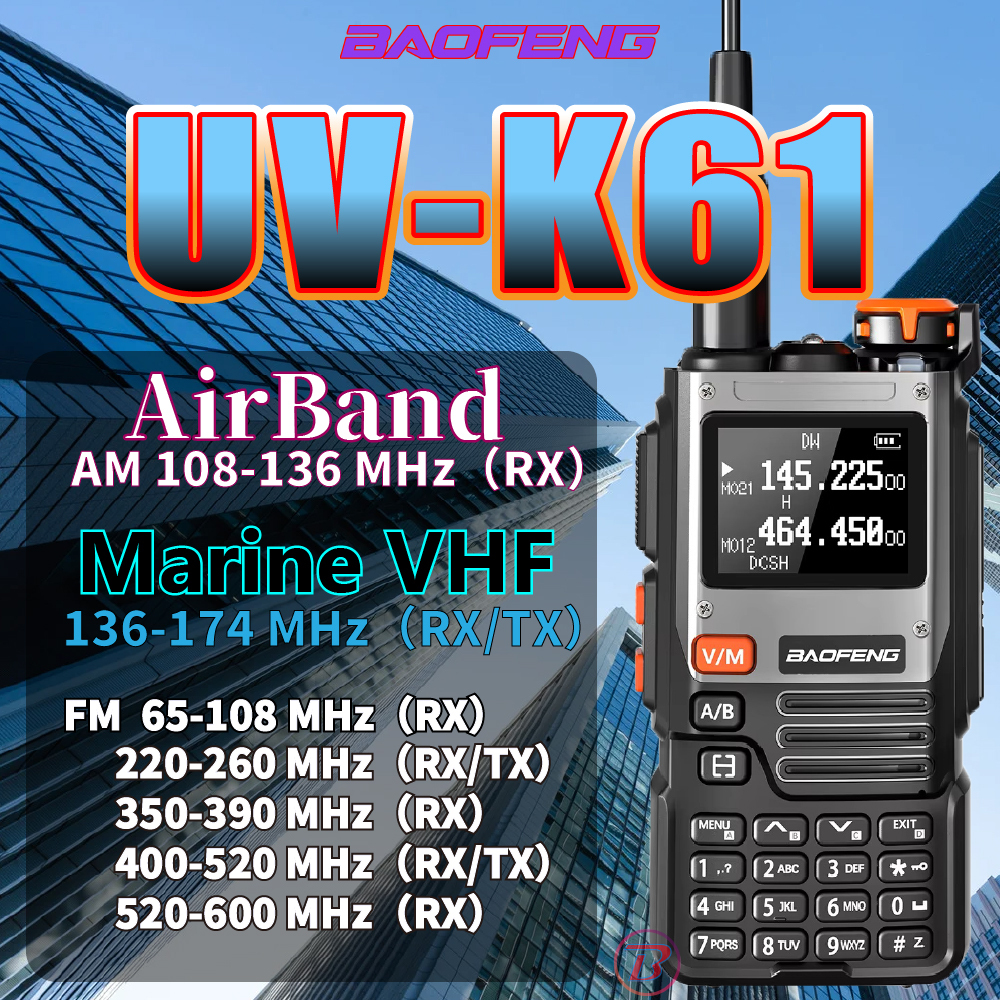 Yahoo!オークション - 送料無料 Baofeng UV-K61 マルチバンド 新品/未...