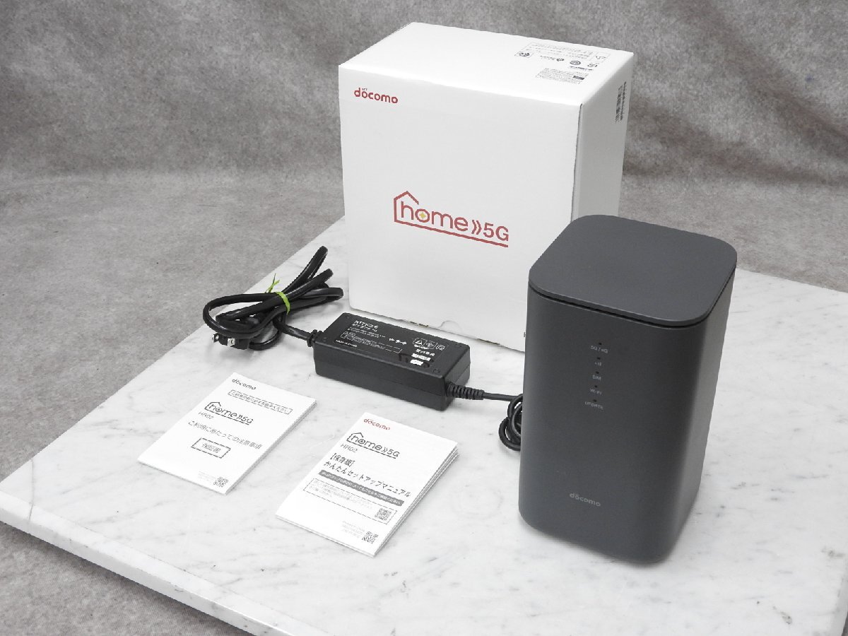 Yahoo!オークション - NTT docomo HR02 home 5G Wi-Fi ルーター ドコモ...