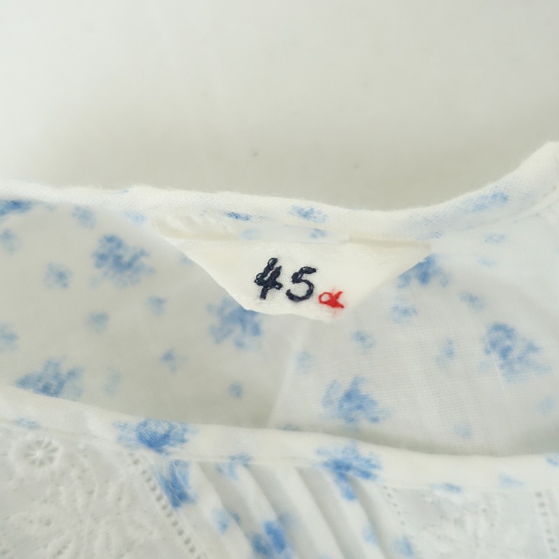 Yahoo!オークション - 45アールピーエム 45RPM 小花柄ガーゼレース使い...