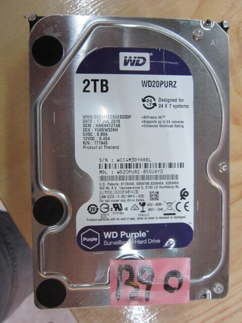 Yahoo!オークション - 1390 WesternDigital 内蔵HDD 2TB