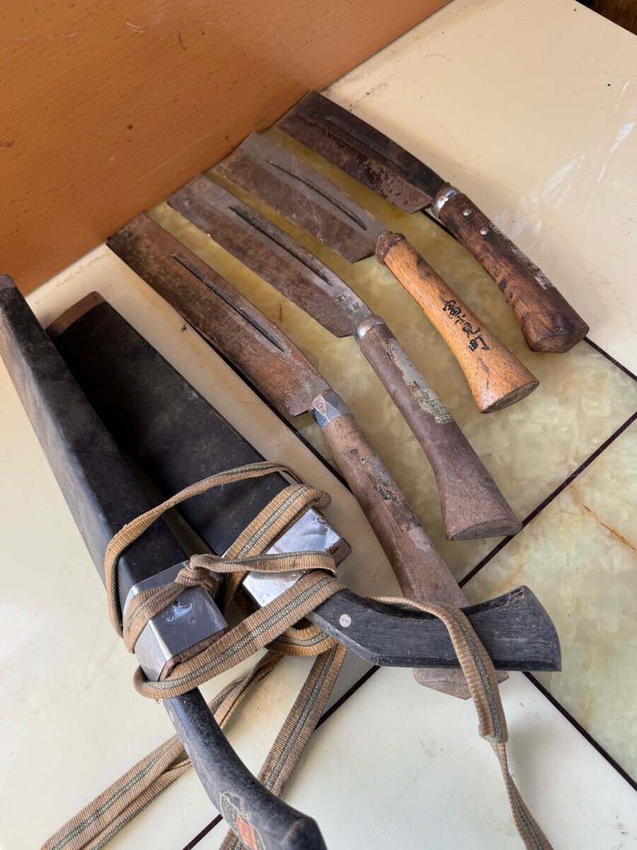 Yahoo!オークション - (J31) なた 鉈 若獅子 アウトドア キャンプ ナタ...