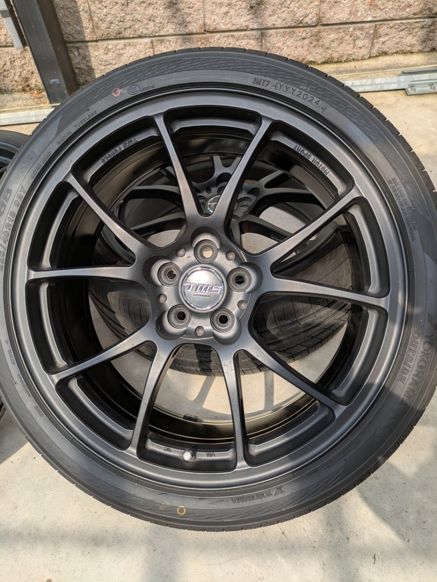Yahoo!オークション - TWS FORGED T66F 8J×18 ＋横浜 ADVAN db V552ほ...