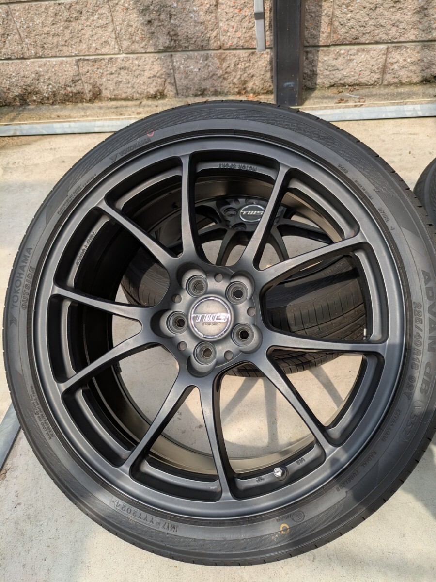 Yahoo!オークション - TWS FORGED T66F 8J×18 ＋横浜 ADVAN db V552ほ...