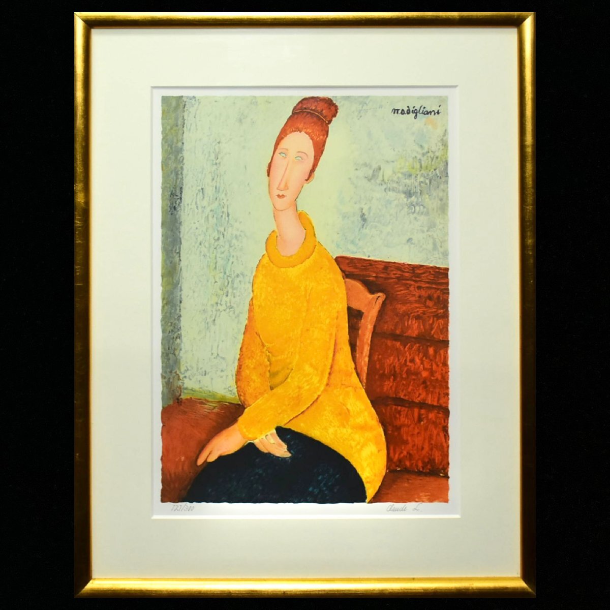 Yahoo!オークション - (9-9335)アメデオ・クレメンテ・モジリアーニ『...