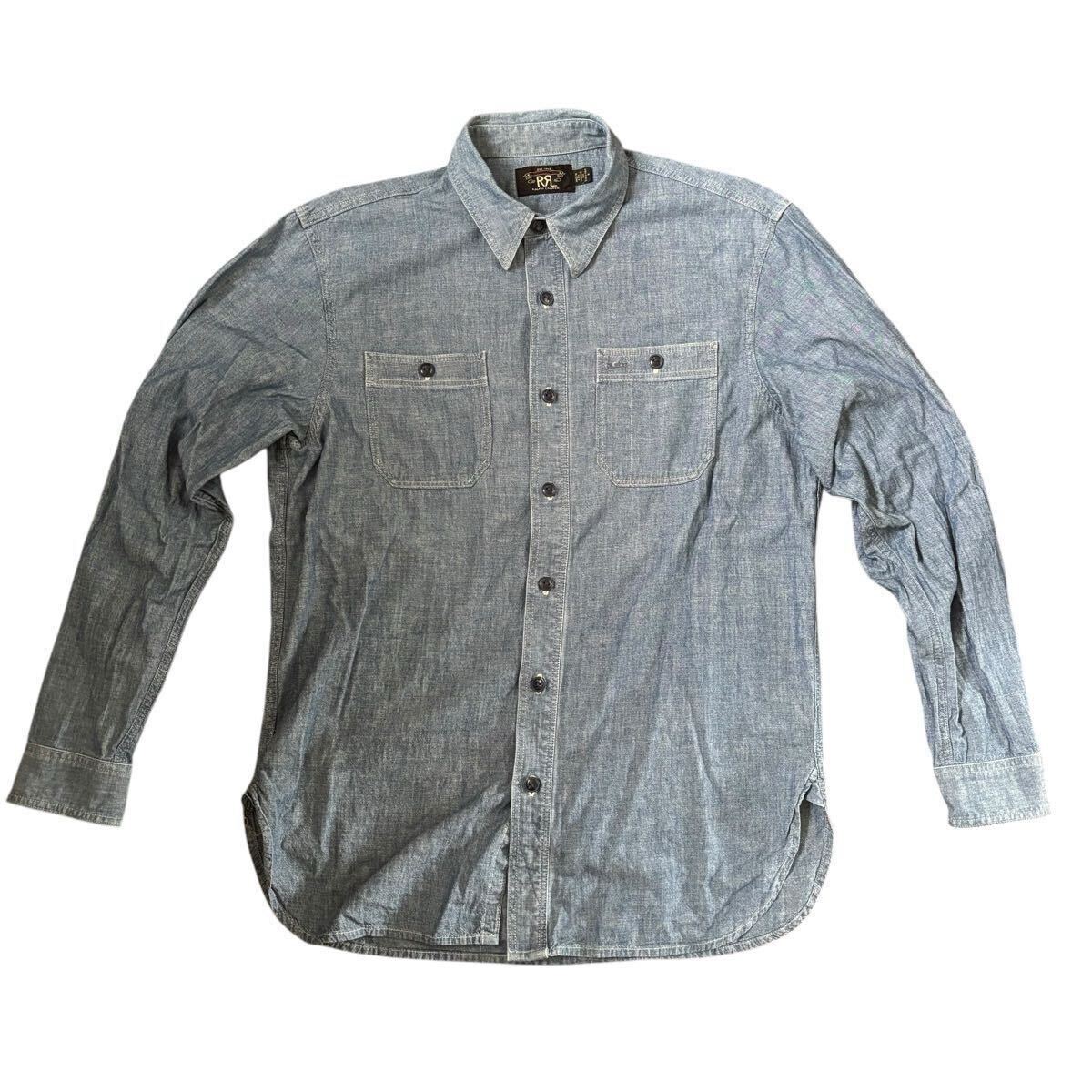 Yahoo!オークション - beams plus 別注 RRL USA製 シャンブレーシャツ ...