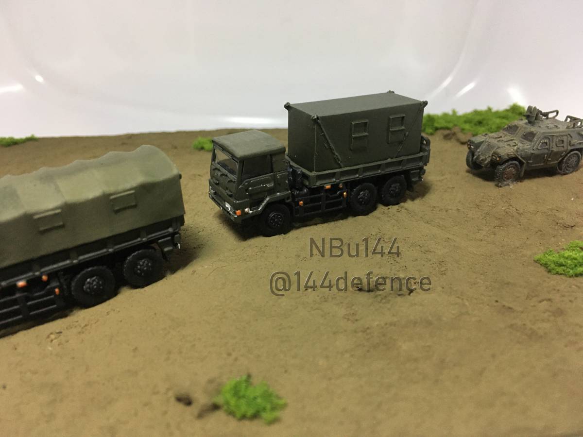 Yahoo!オークション - 【1/144 陸上自衛隊】3 1/2tトラック用シェルタ...