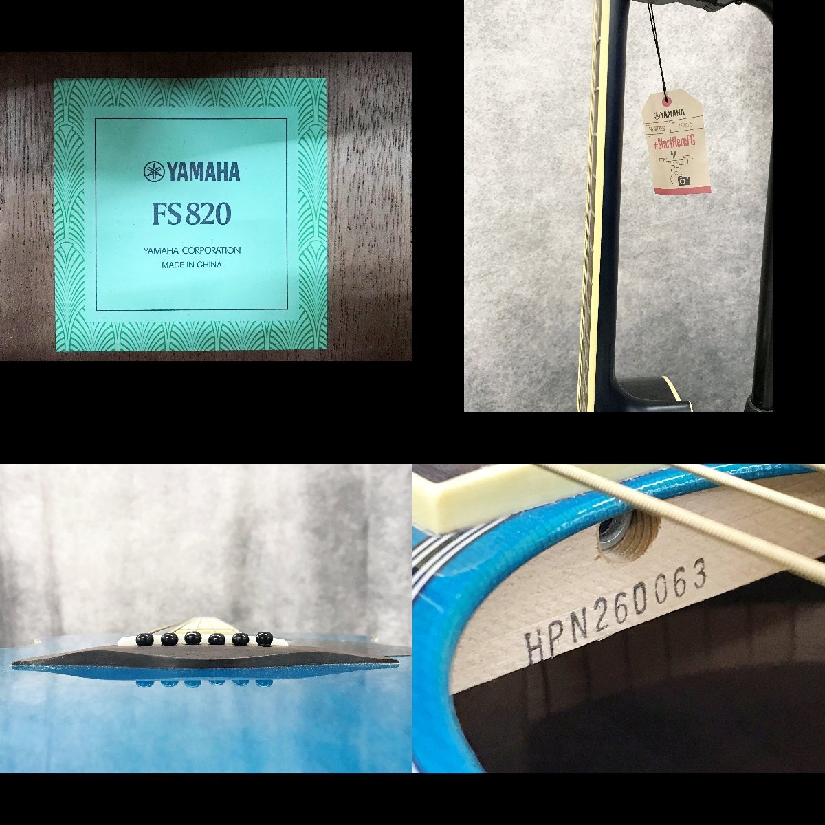 Yahoo!オークション - 【 C 】 Y8505 YAMAHA FS820 #HPN260063 ヤマハ ...